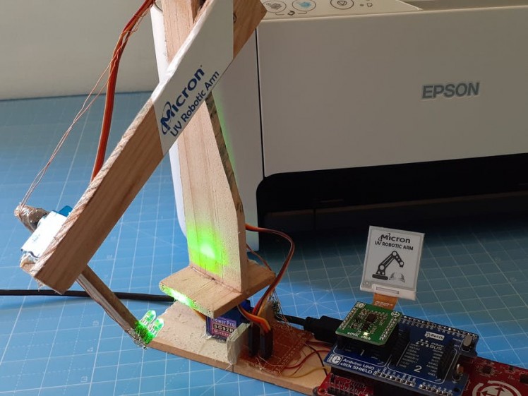 Micron Uv Robotic Arm