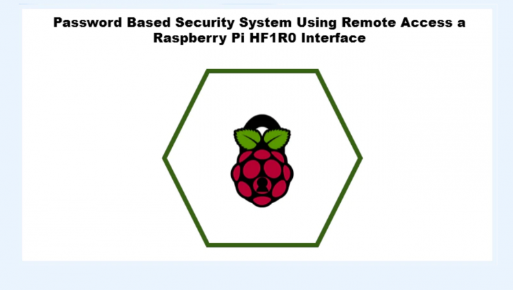 Password Based Security System Using Rpi & Hexabitz