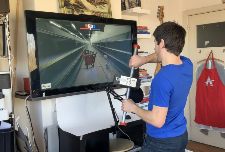 Toiletpaper Hoarding Motion Controlled Game