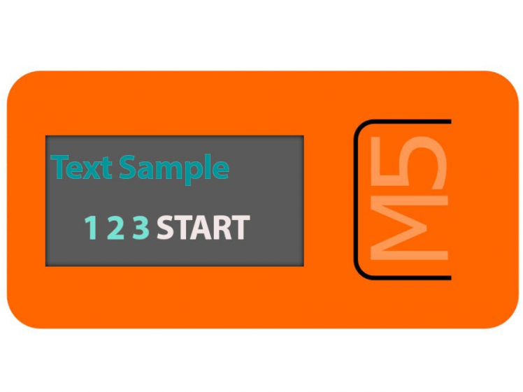 How To Display Text On M5stickc Esp32 Using Visuino