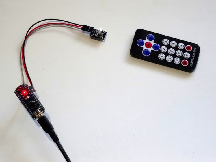 Arduino Nano And Visuino: Infrared Remote Control Receiver