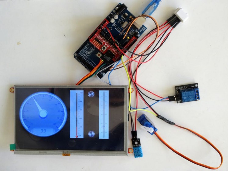 Arduino Connect 4d Systems Visi Genie Smart Display 