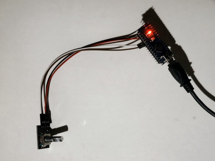 Arduino Nano: Rotary Encoder With Visuino